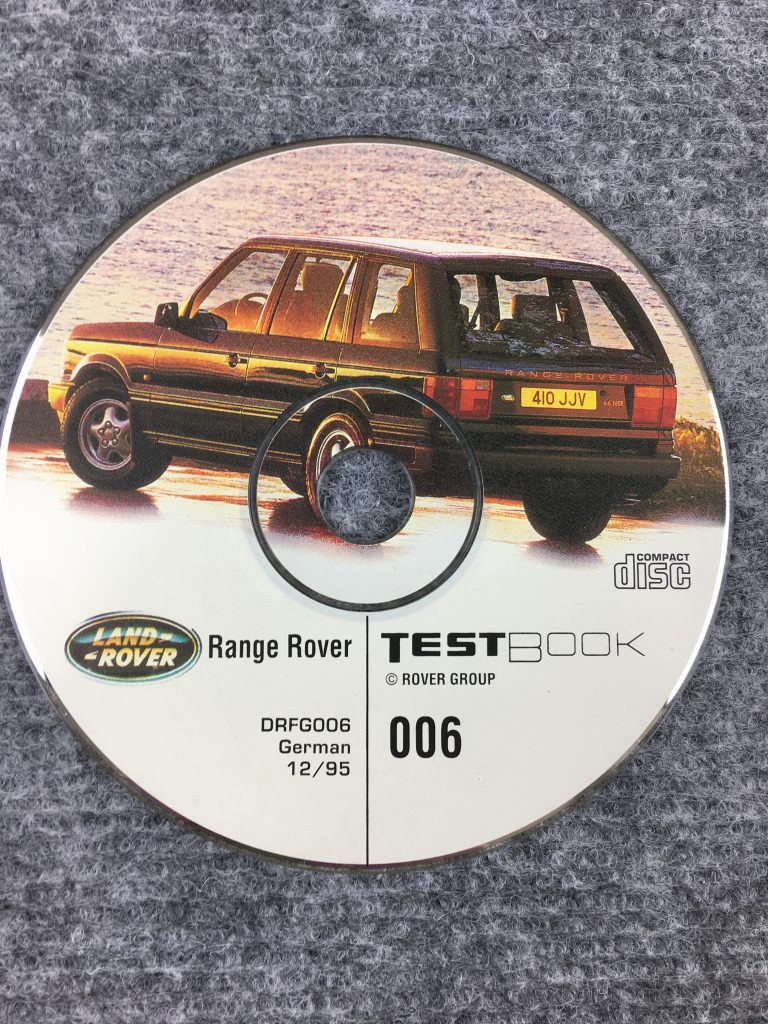 TestBook Diagnose CD Range Rover (German) DRFG006 – Engineering Office ...