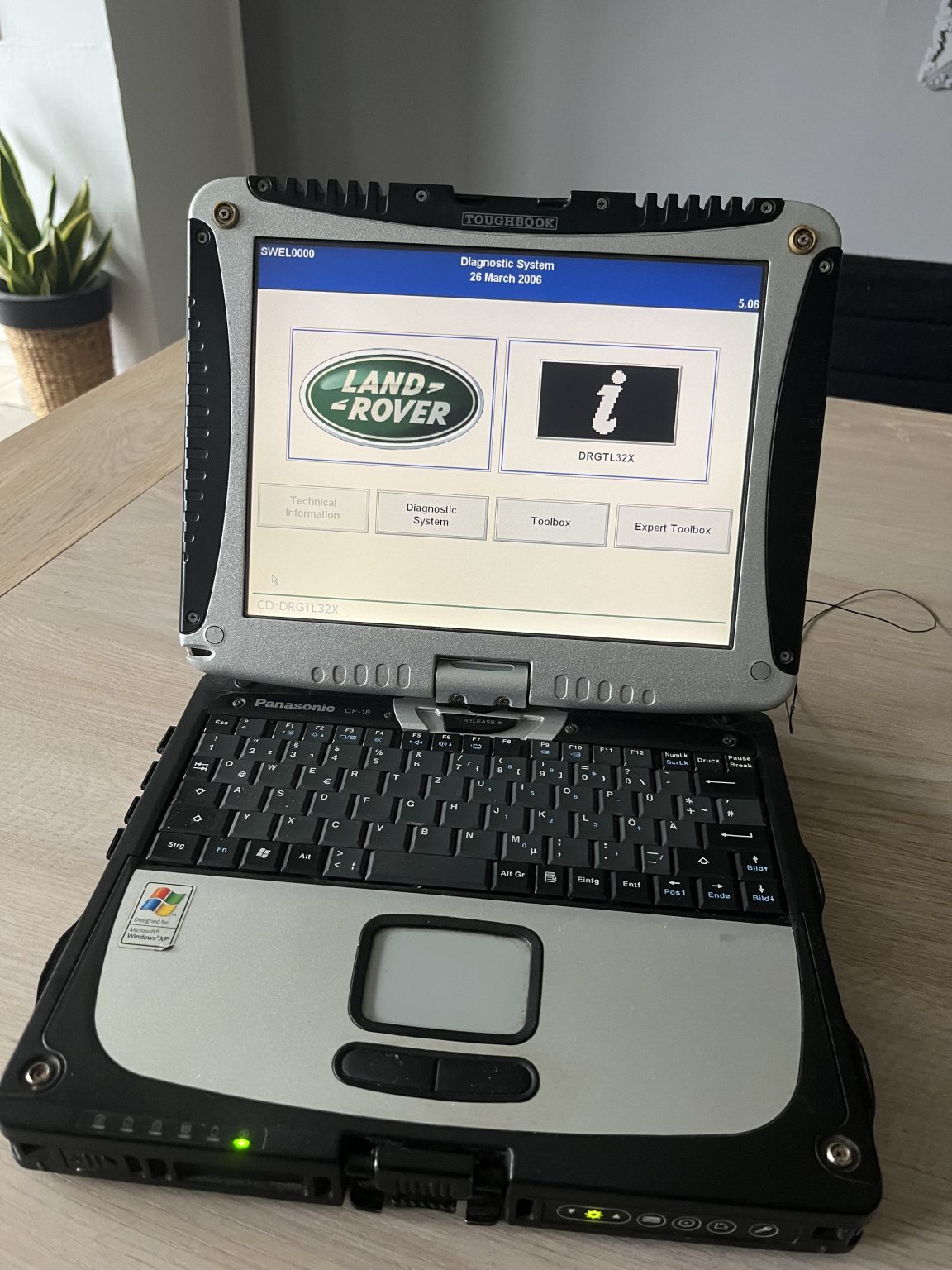 Rover / Land Rover TestBook ToughBook CF-18 Laptop – Ingenieurbüro Grafe